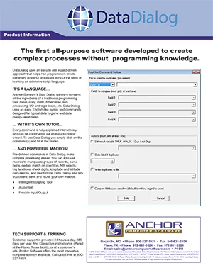 DataDialog | Anchor Software